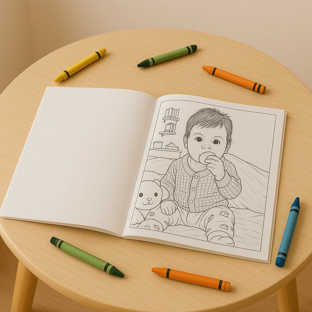 EverFold | Bespoke Custom Colouring Books from Photos